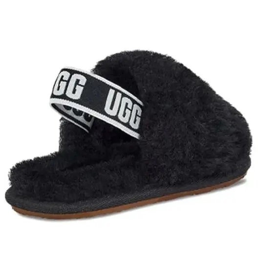 UGG Fluff Yeah Slide - Black