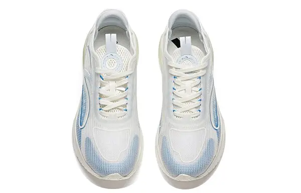 ANTA Athletic Lace-up Sneakers - Blue/white/green