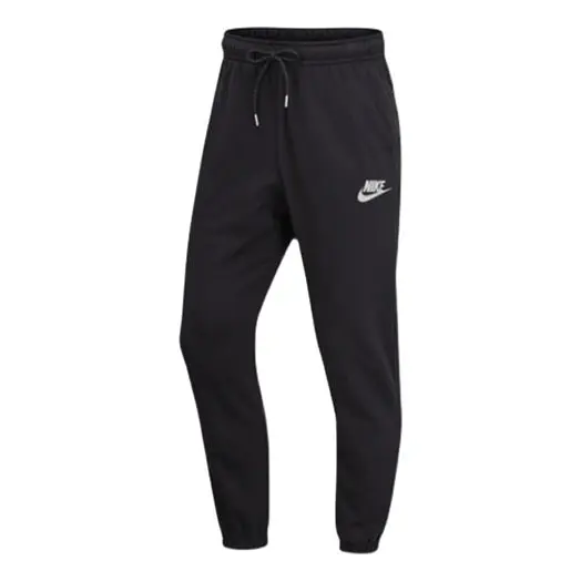Nike Fleece Knit Soft Lacing Sports Pants/trousers/joggers Black - Default Color