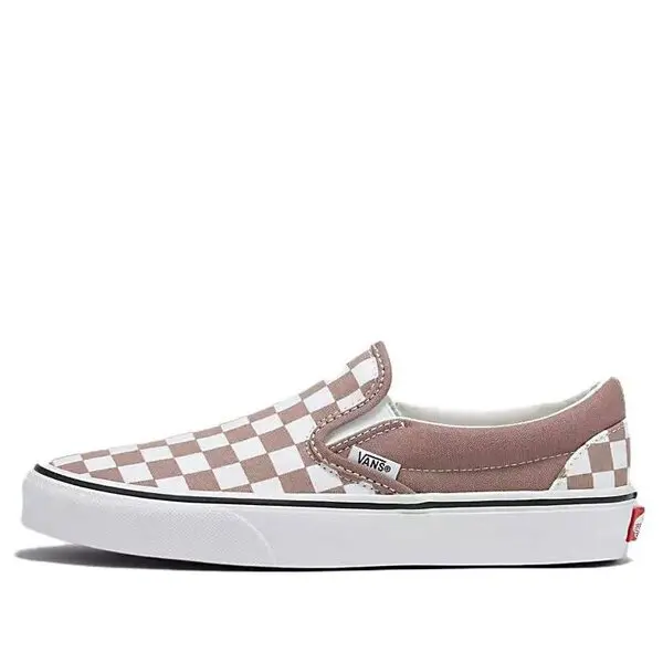 VANS Classic Slip-on Checkerboard Sneakers - Antler