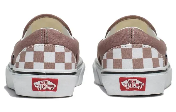 VANS Classic Slip-on Checkerboard Sneakers - Antler