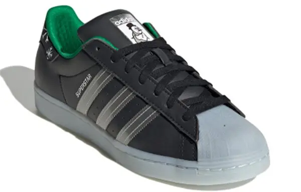 Adidas Superstar "christmas - Black/silver/green