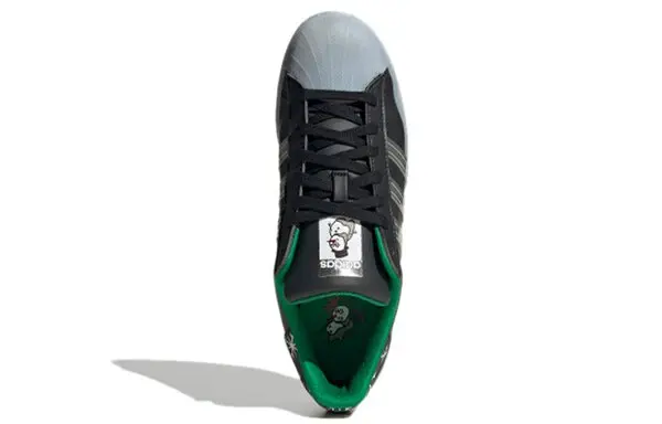 Adidas Superstar "christmas - Black/silver/green