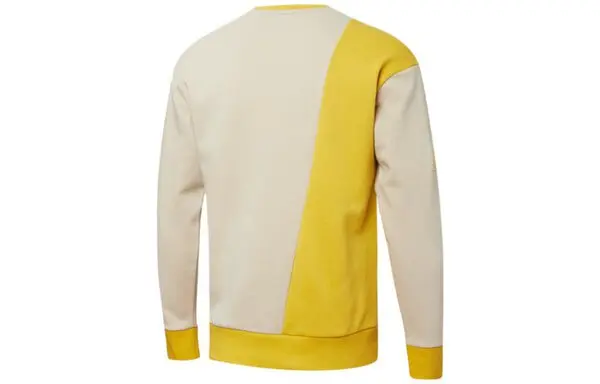 PUMA Mix Badge Long Crew Sweater - Beige