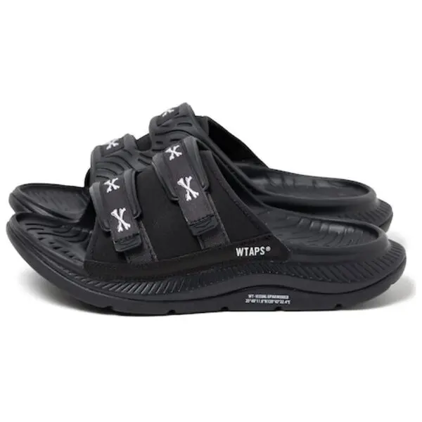 Hoka One One X Wtaps Ora Luxe Slides - Black
