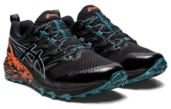 Asics Gel-trabuco Terra Running Shoes - Black/orange