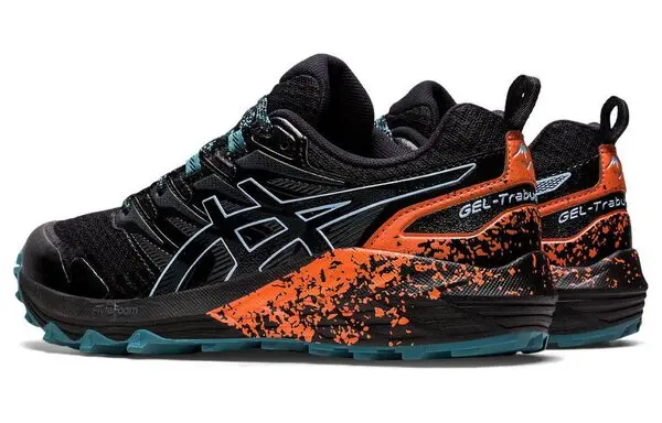 Asics Gel-trabuco Terra Running Shoes - Black/orange