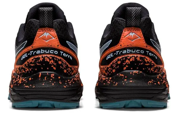 Asics Gel-trabuco Terra Running Shoes - Black/orange