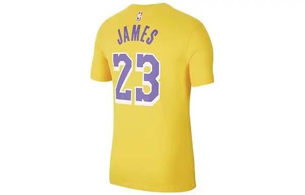 Nike Los Angeles Lakers Lebron James Dri-fit Jersey - Yellow