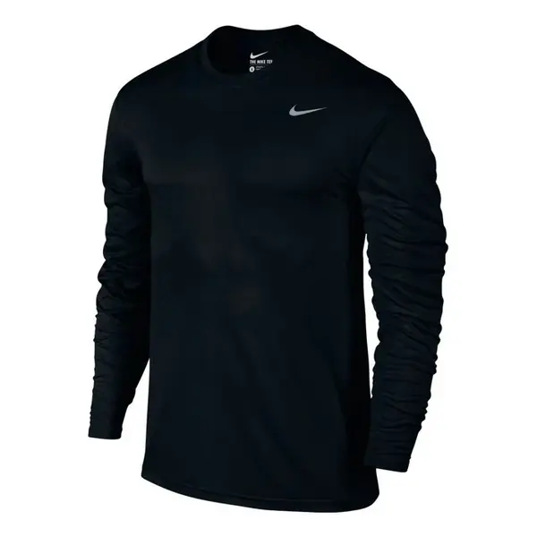 Nike Dri-fit Legend Long-sleeve Fitness Top - Black