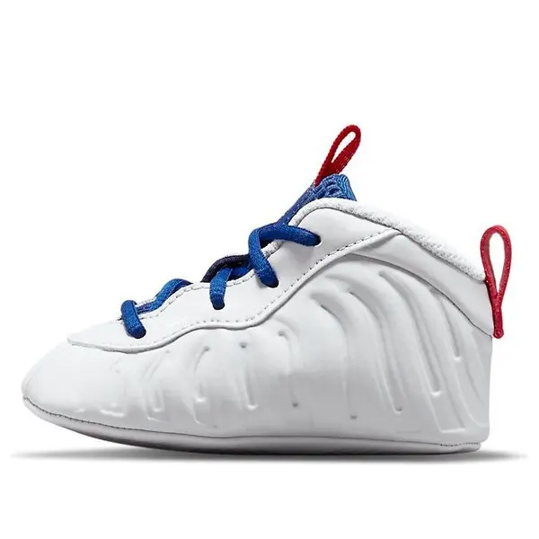 Nike Little Posite One Td "usa Moon" Sneakers - White/blue/red