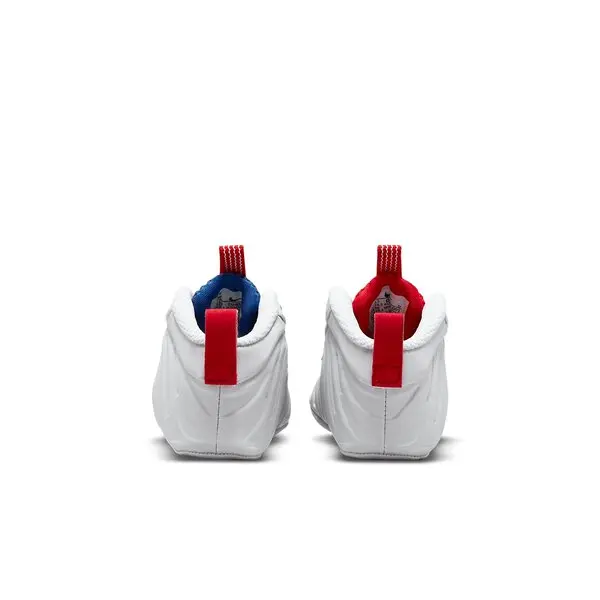 Nike Little Posite One Td "usa Moon" Sneakers - White/blue/red