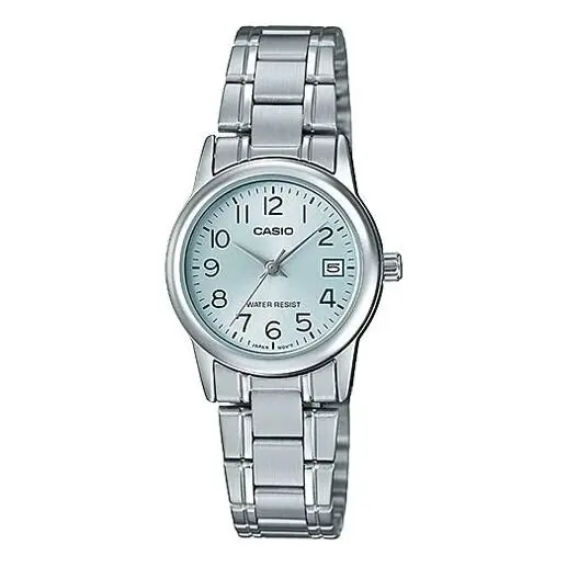 Casio Quartz Stainless Steel Water Resistant Analog Watch - Blue