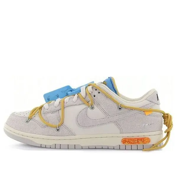 Nike Off-white X Dunk Low "the 50" Lot 34 - Gray/white
