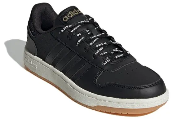 Adidas Hoops 2.0 Low Top Sneakers - Black
