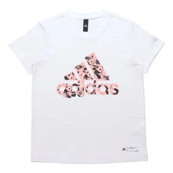 Adidas Graphic Logo T-shirt - White/pink