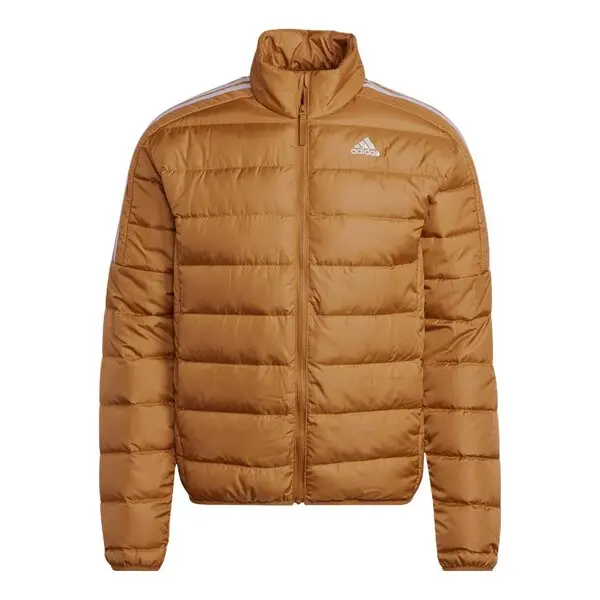 Adidas Padded Zip Up Jacket With Stripes And Logo - Default Colorway