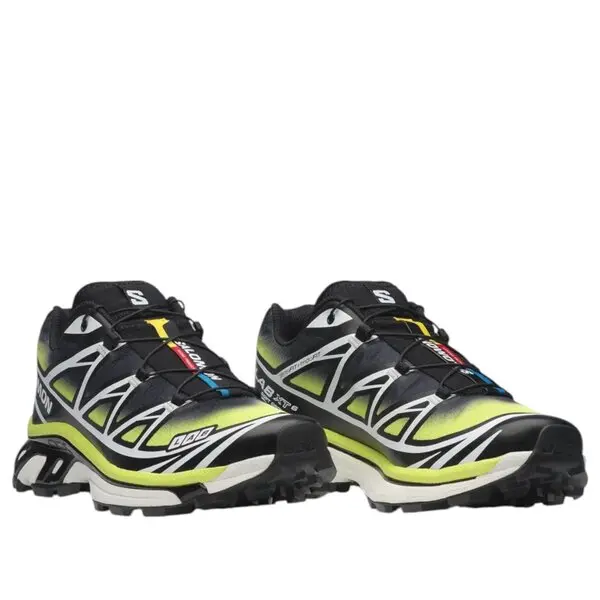 SALOMON Xt-6 "skyline Black Sharp Green" Sneakers