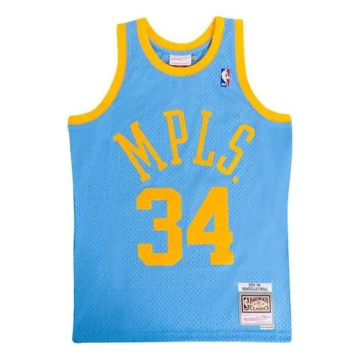 Mitchell & Ness Nba La Lakers 2001-2002 Shaquille O'neal #34 Replica Swingman Jersey - None