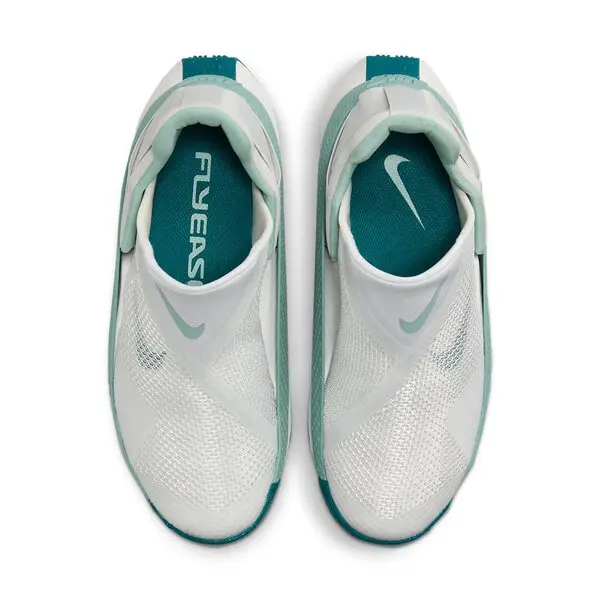 Nike Go Flyease Athletic Sneakers - White/geode Teal