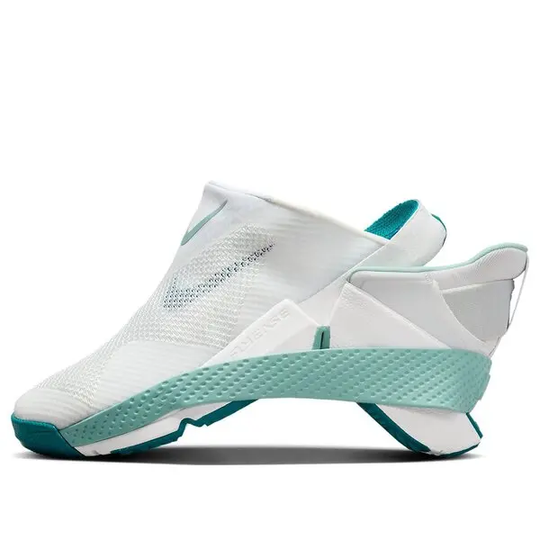Nike Go Flyease Athletic Sneakers - White/geode Teal