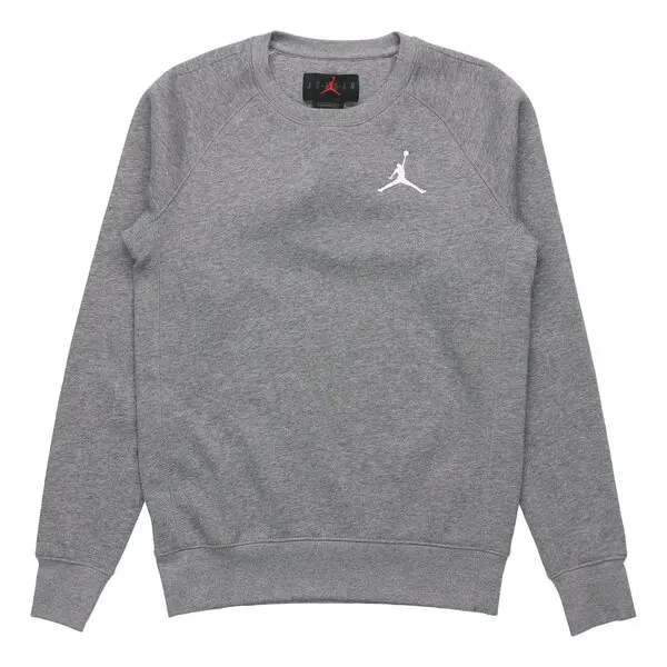 JORDAN Air Fleece Lined Pullover - Gray