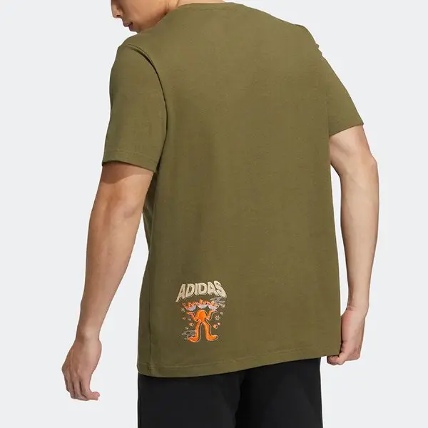 Adidas Od Trippy T-shirt 'olive