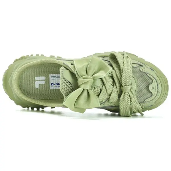 FILA FUSION Bianco Mule Slippers - Green