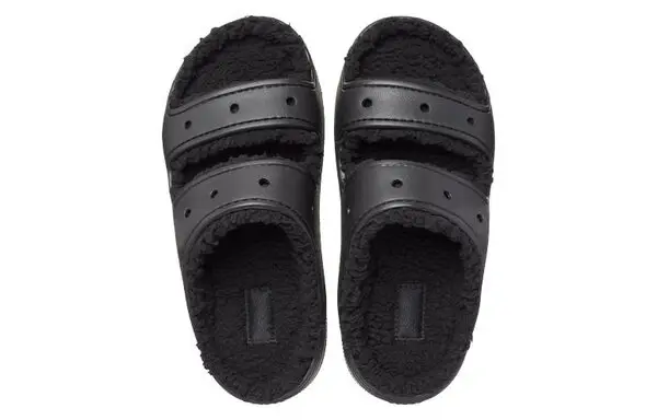 CROCS Classic Cozzzy Sandal - Black
