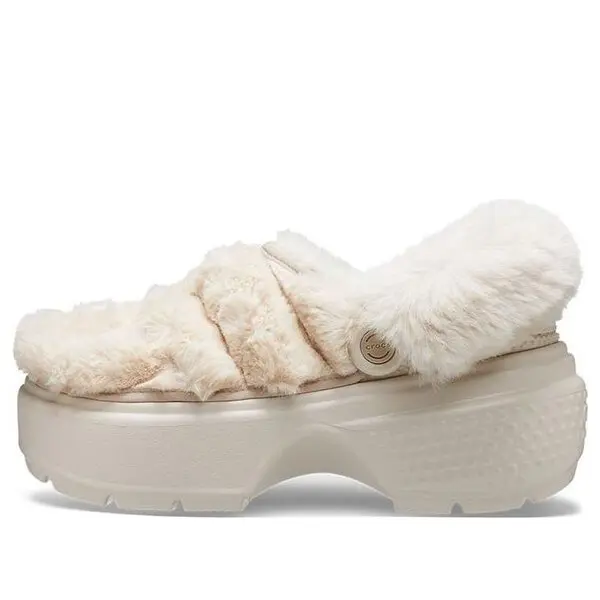 CROCS Stomp Quilted Clogs - Stucco