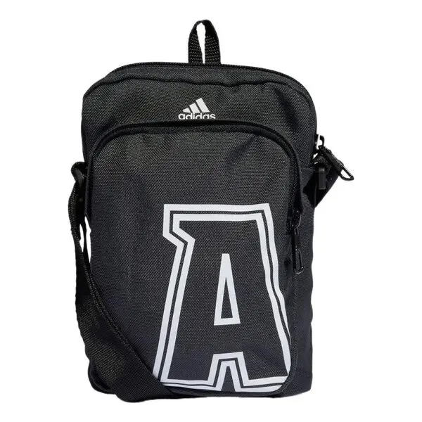 Adidas Classic Brand Love Initial Print Organizer Bag - Carbon/white/black