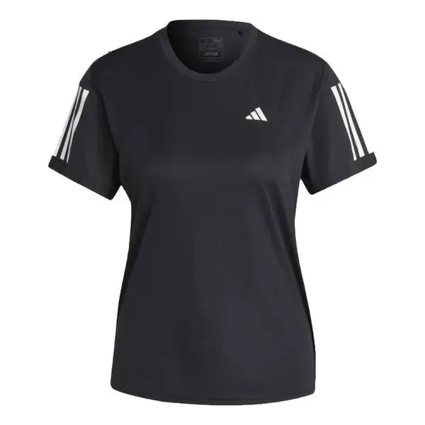 Adidas Own The Run Short Sleeve T-shirt - Black