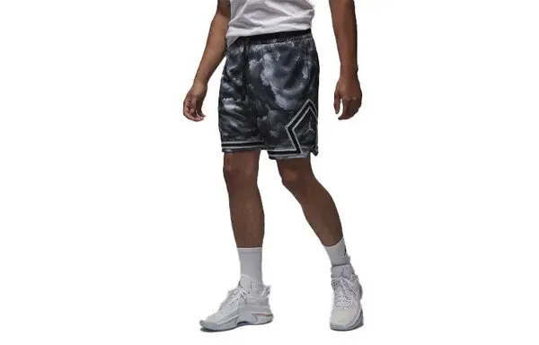 JORDAN Dri-fit Sport Diamond Shorts - Black/wolf Grey/wolf Grey