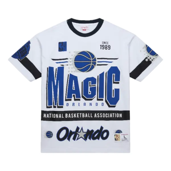 Mitchell & Ness Nba Orlando Magic Vintage T-shirt - White/blue