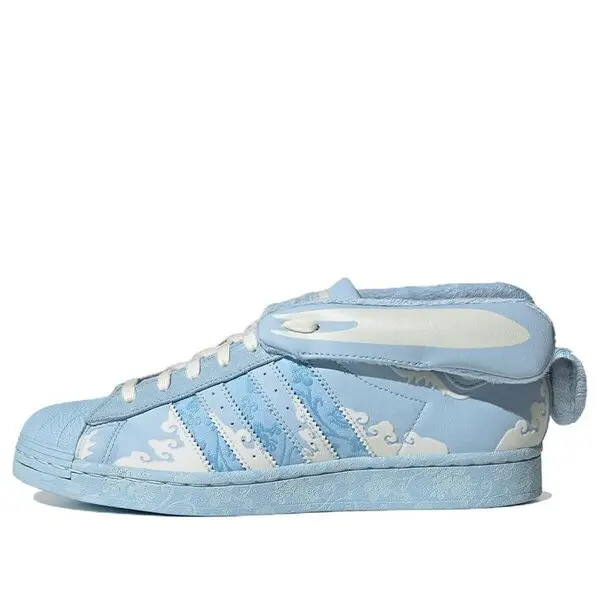Adidas Originals Superstar Papercut X Melting Sadness Sneakers - Blue/white