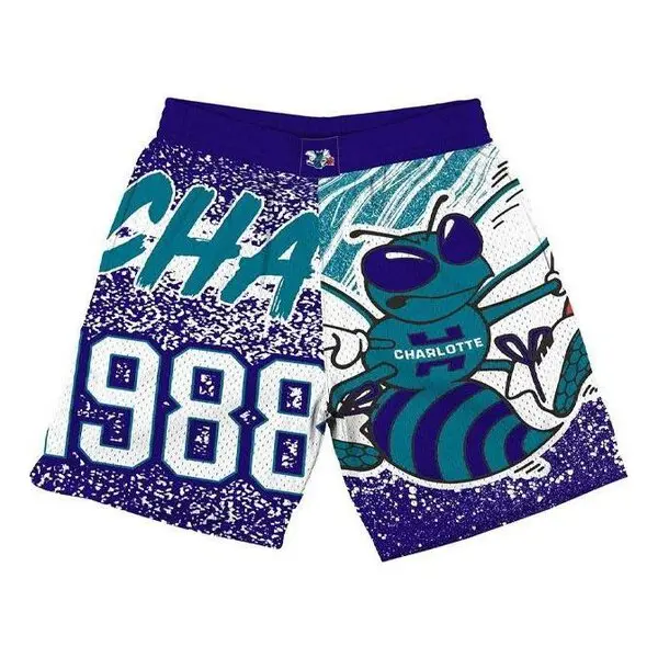 Mitchell & Ness X Nba Charlotte Hornets Jumbotron Shorts - Purple