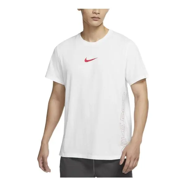 Nike Pro Dri-fit Burnout Logo Tee - Multi-color