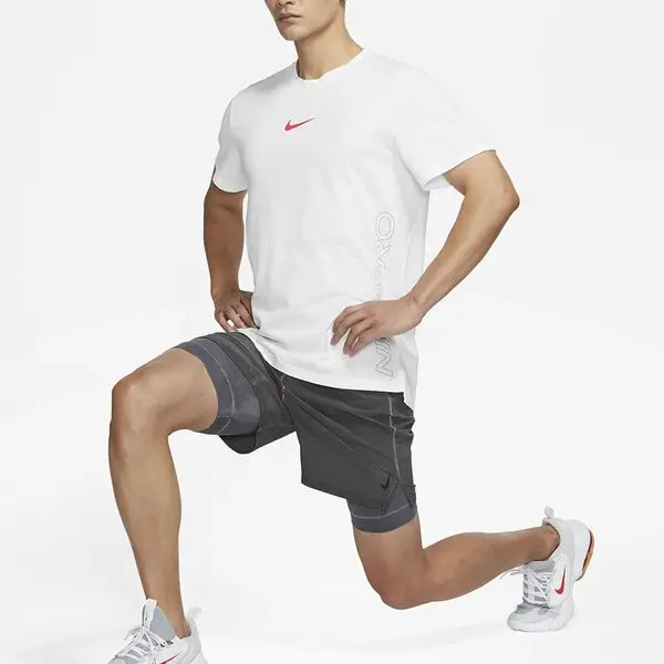 Nike Pro Dri-fit Burnout Logo Tee