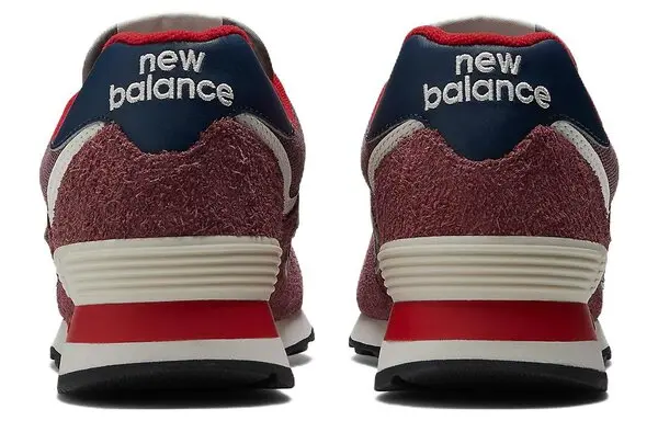 NEW BALANCE 574 Low Top Sneakers - Red/white
