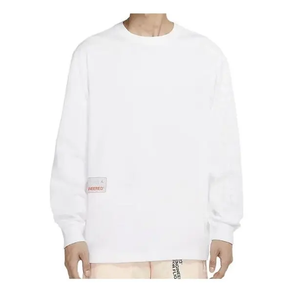 JORDAN 23 Engineered Long Sleeve Training Top - White