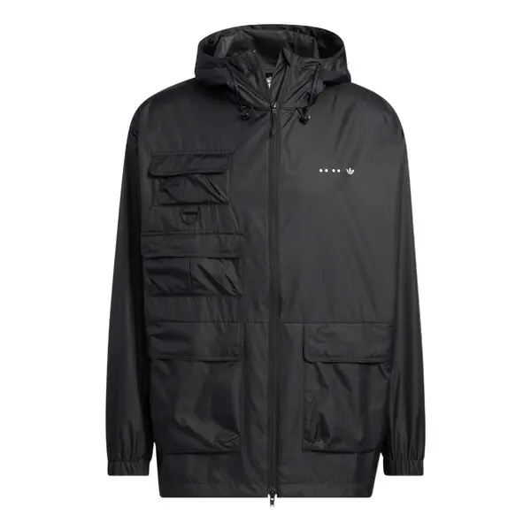 Adidas Originals Hooded Drawstring Sports Jacket - Default Colorway