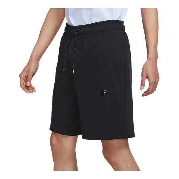 Nike Solid Color Lacing Straight Shorts Black - Multi-color