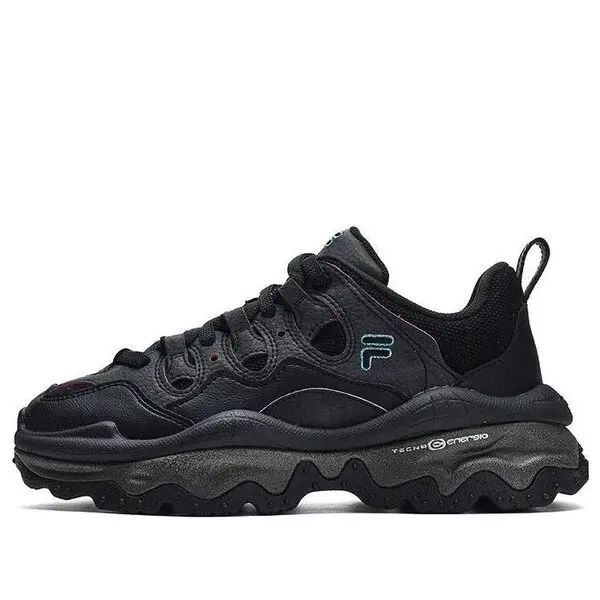 FILA FUSION Qd96 Athletic Lace-up Sneakers - Black