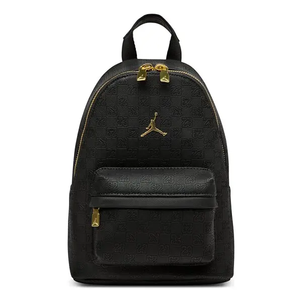 JORDAN Air Monogram Backpack - Black/gold