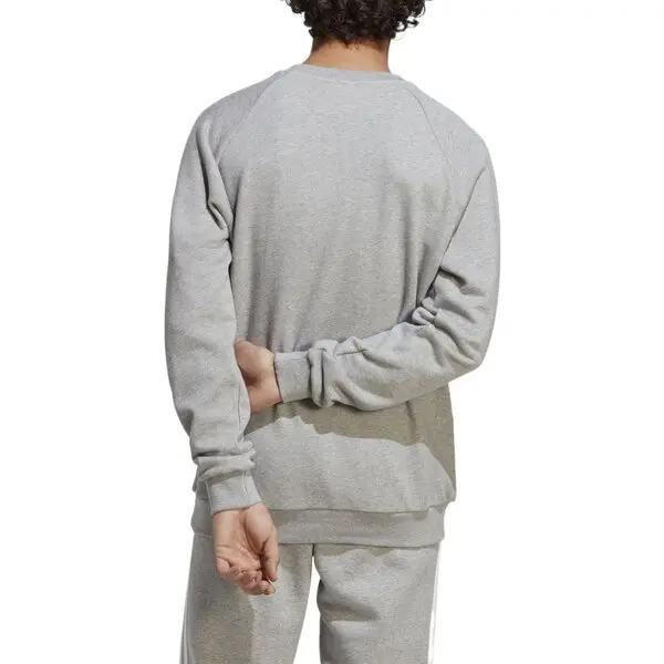 Adidas Originals Adicolor Classics Trefoil Crewneck Sweatshirt - Medium Grey Heather