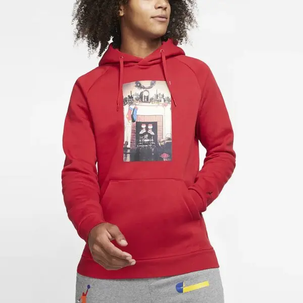 JORDAN Air Jumpman Chimney Printing Fleece Pullover
