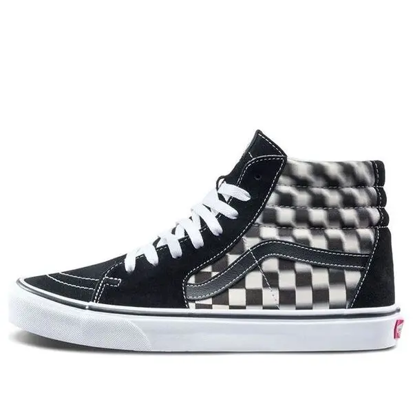 VANS Sk8-hi "blur Check" High Top Sneakers - Black