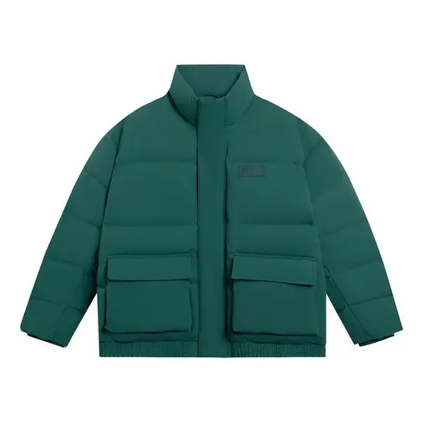 LI-NING Logo Padded Down Jacket - Green