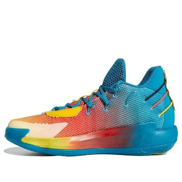 Adidas Dame Gca 'avatar' Athletic Sneakers - Blue/orange