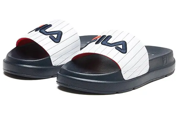FILA Striped Wedge Sandals